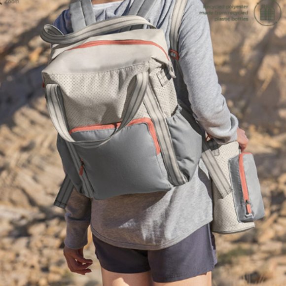 thirty-one | Bags | Thirtyone Day Away Backpack Whisper Grey Colorblock ...